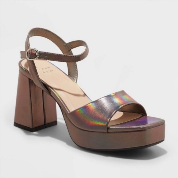 a new day | Shoes | New A New Day Hadison Platform Heels Gray Grey ...